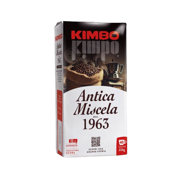KIMBO COFFEE GROUND ANTICA MISCELA 226 GR (20 in a box) – Cibimarket.co ...