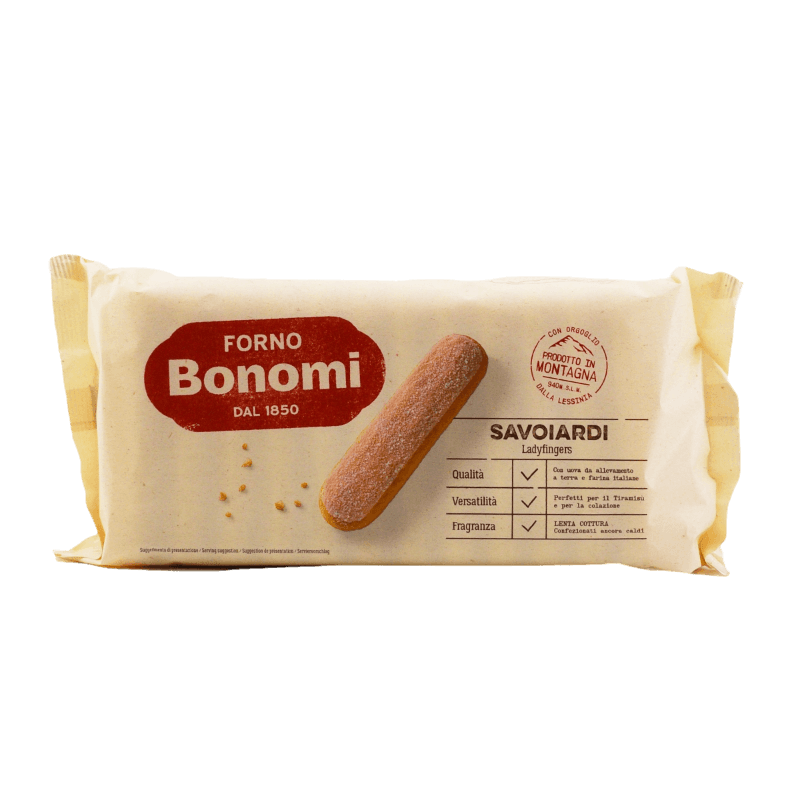 BONOMI BISCOTTI SAVOIARDI 200 GR (15 in a box) – Cibimarket.co.uk - The ...