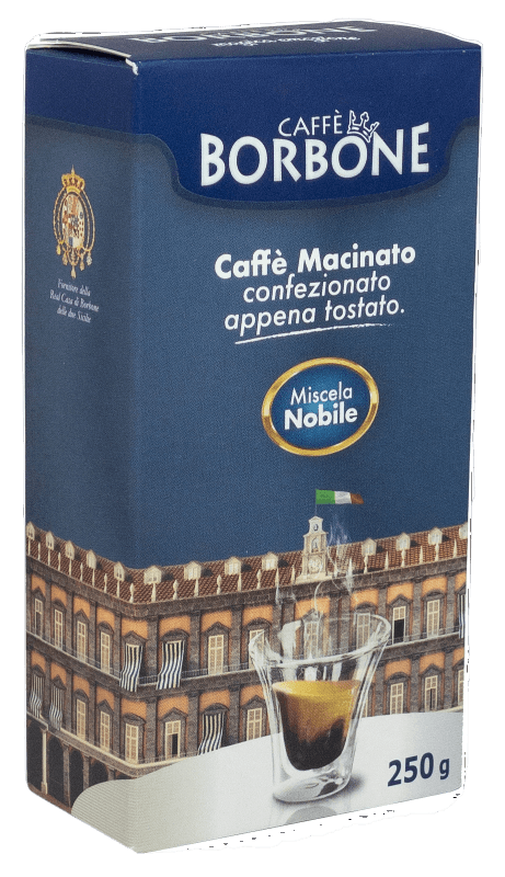 BORBONE COFFEE GROUND NOBILE 250 GR (16 in a box) – Cibimarket.co.uk ...