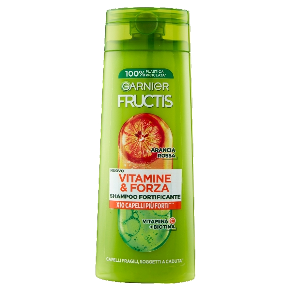 GARNIER FRUCTIS SHAMPOO VITAMINE & FORZA FRAGILE HAIR 250 ML (12 in a ...