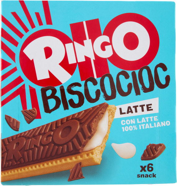 PAVESI RINGO BISCOTTI BISCOCIOC MILK X6 162 GR (12 in a box ...