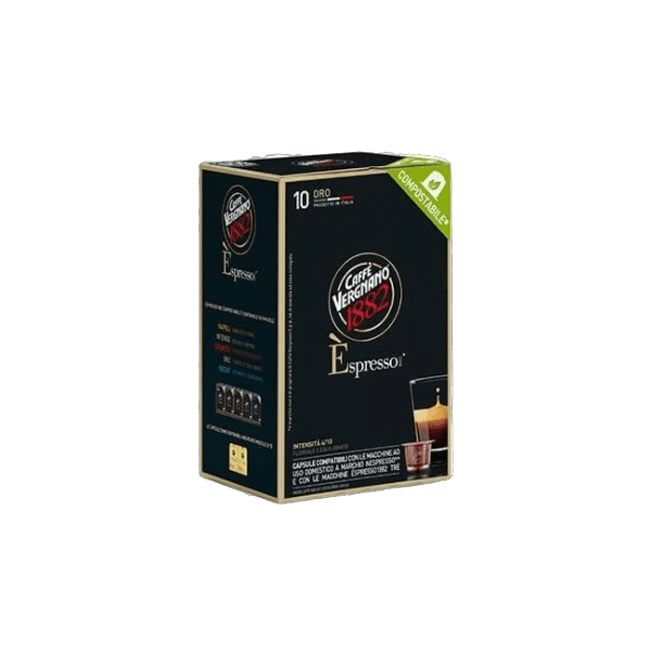 VERGNANO COFFEE CAPSULES NESPRESSO ESPRESSO ORO X10 (6 in a box ...