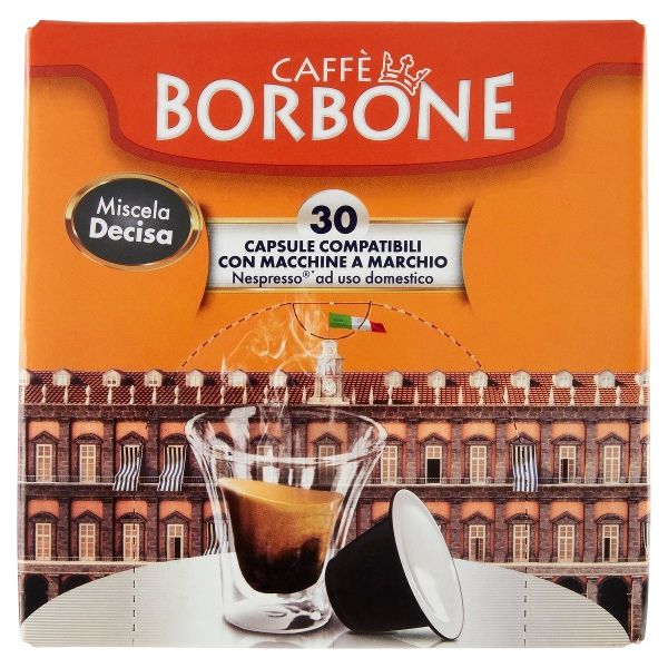 BORBONE COFFEE CAPSULES NESPRESSO DECISA X30 (3 in a box) – Cibimarket ...