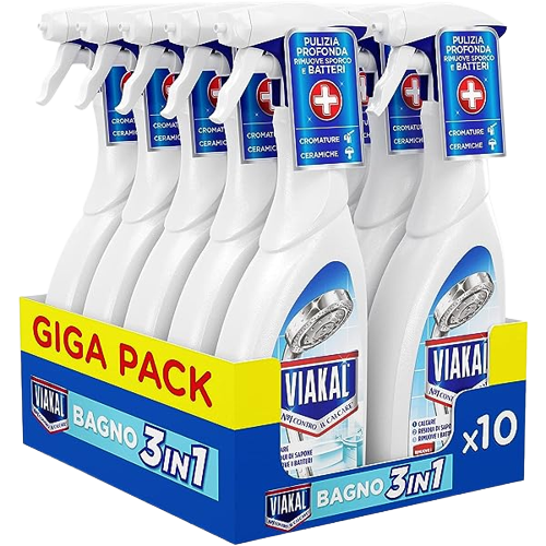 VIAKAL DEGREASER DESCALER SPRAY CLASSICO 470 ML (10 in a box ...