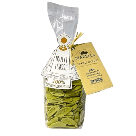 TRULLI E SASSI PASTA DI SEMOLA FOGLIE D'ULIVO 400 GR (14 in a box ...
