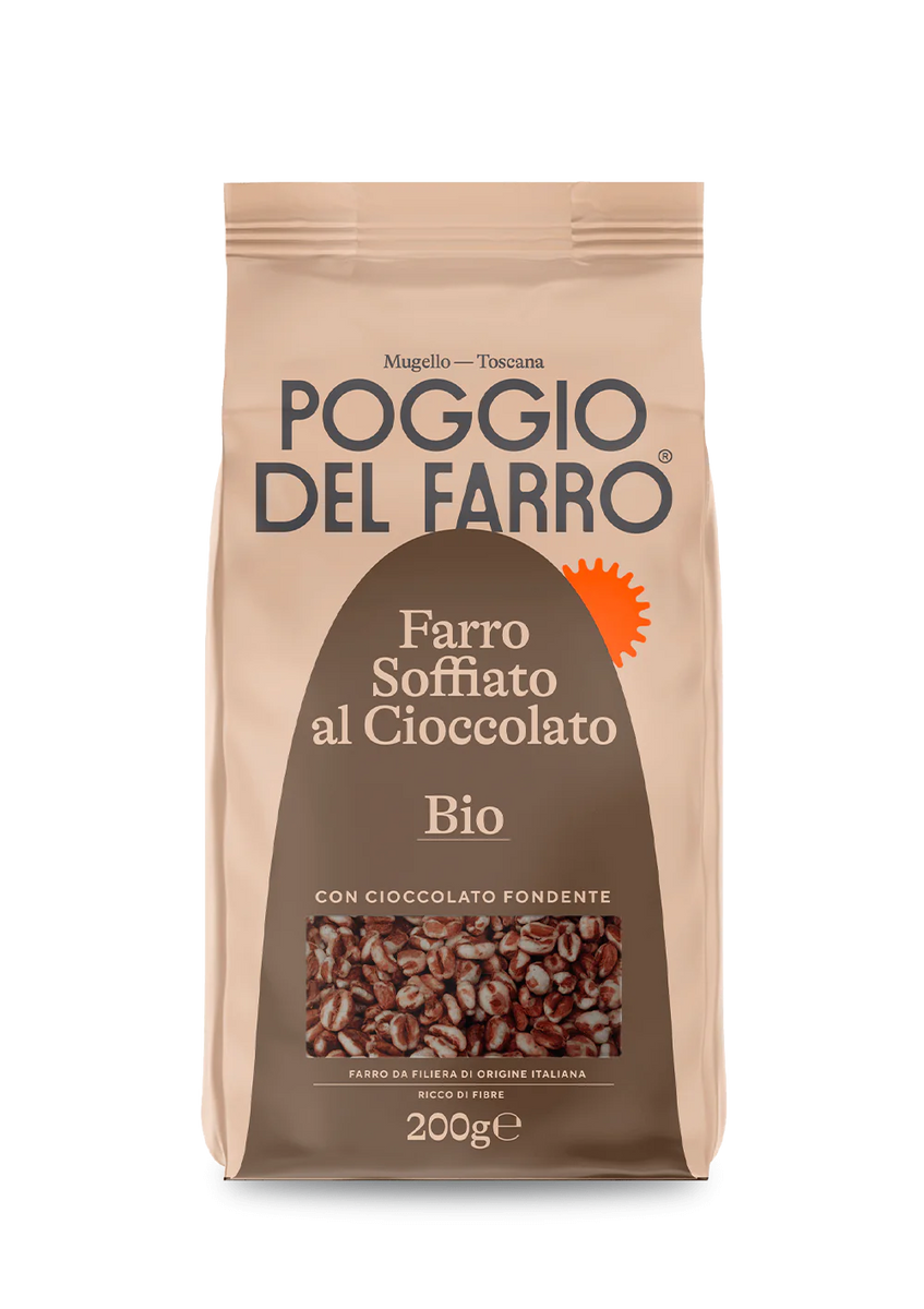 POGGIO DEL FARRO CEREALS PUFFED SPELT DARK CHOCOLATE 200 GR (10 in a b ...
