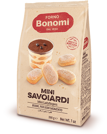 BONOMI BISCOTTI MINI SAVOIARDI 200 GR (12 in a box) – Cibimarket.co.uk ...