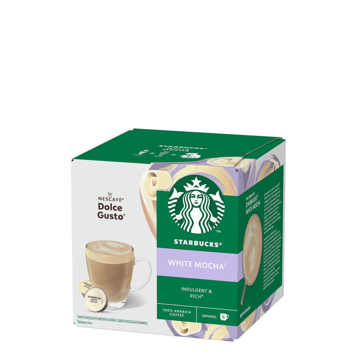 STARBUCKS COFFEE CAPSULES WHITE MOCHA X12 120 GR (3 in a box ...