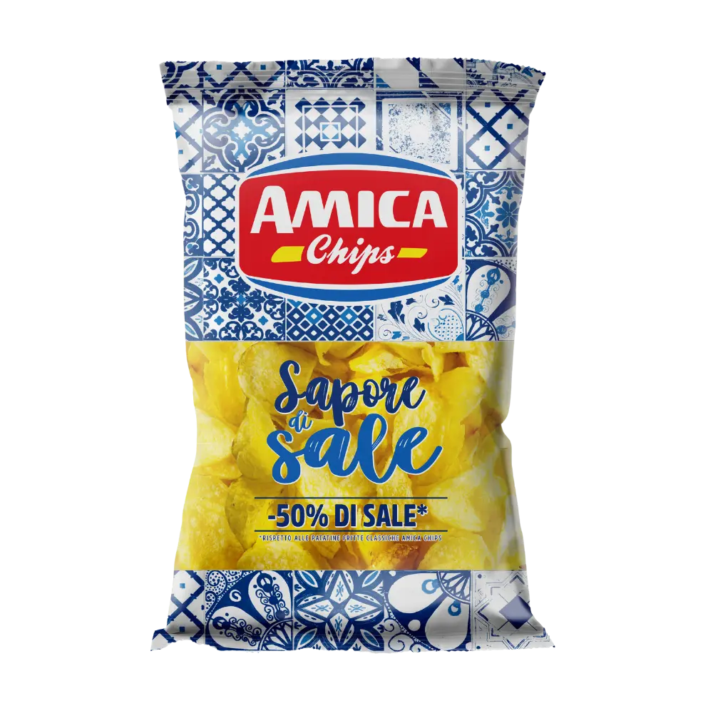AMICA CHIPS CRISPS SAPORE DI SALE 175 GR (12 in a box) – Cibimarket.co ...