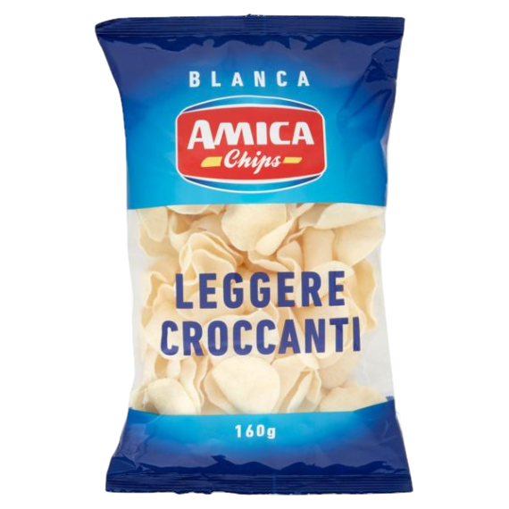 AMICA CHIPS CRISPS BLANCA LIGHT AND CRISP 160 GR (12 in a box ...
