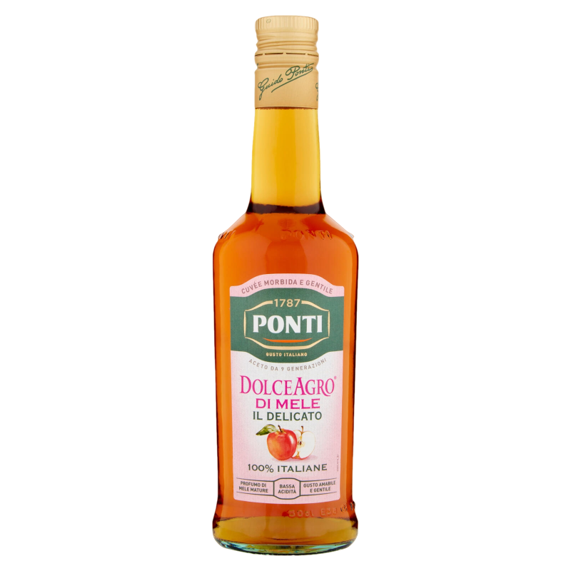 PONTI ACETO DOLCEAGRO DI MELE DELICATO 500 ML (6 in a box) – Cibimarket ...