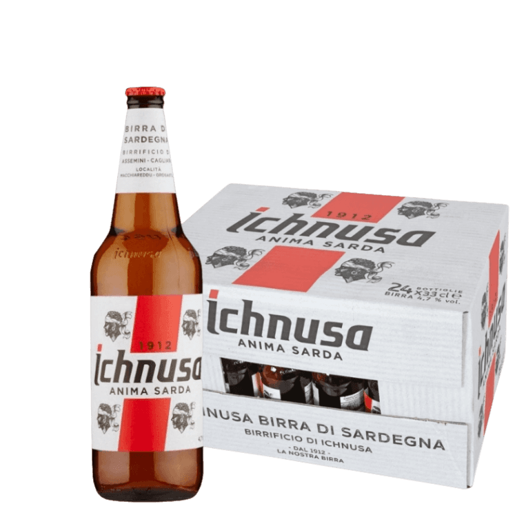 ICHNUSA BEER LAGER 33 CL 4.7% (24 in a box) – Cibimarket.co.uk - The ...