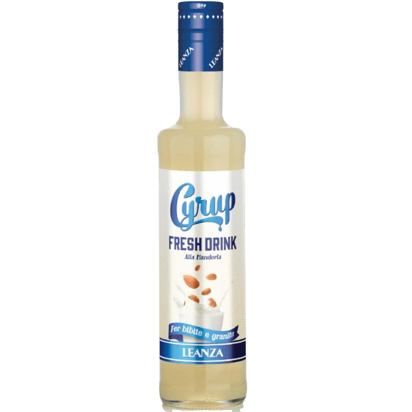 LEANZA SYRUP FRESH DRINK MANDORLA GLASS 500 ML (12 in a box ...