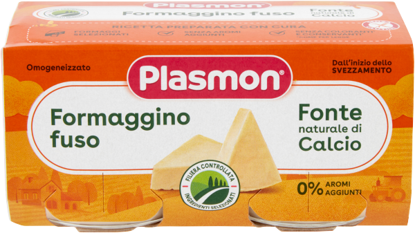 PLASMON HOMOGENIZED CHEESE MELTED 80 GR X2 (12 in a box) – Cibimarket ...