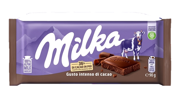 MILKA CHOCOLATE BAR MILK COCOA 90 GR (25 in a box) – Cibimarket.co.uk ...