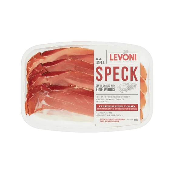 LEVONI SPECK AFFETTATO 80 GR (10 in a box) – Cibimarket.co.uk - The ...