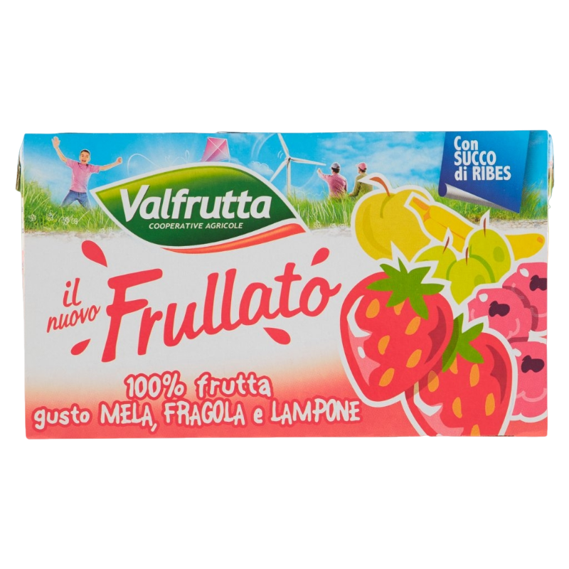 VALFRUTTA FRULLATO FRUIT JUICE FRUIT MIX BRICK 125 ML X3 (8 in a box ...