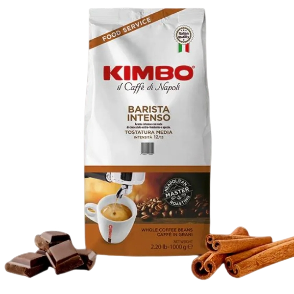 KIMBO COFFEE BEANS BARISTA INTENSO 1 KG (6 in a box) – Cibimarket.co.uk ...
