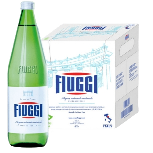FIUGGI STILL WATER GLASS 1 LT (6 in a box) – Cibimarket.co.uk - The ...