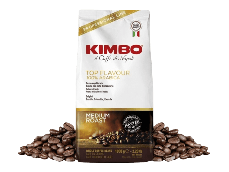 KIMBO COFFEE BEANS TOP FLAVOUR 100% ARABICA 1 KG (6 in a box ...