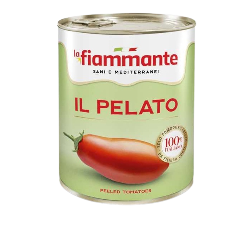 LA FIAMMANTE POMODORI IL PELATO TIN 800 GR (12 in a box) – Cibimarket ...