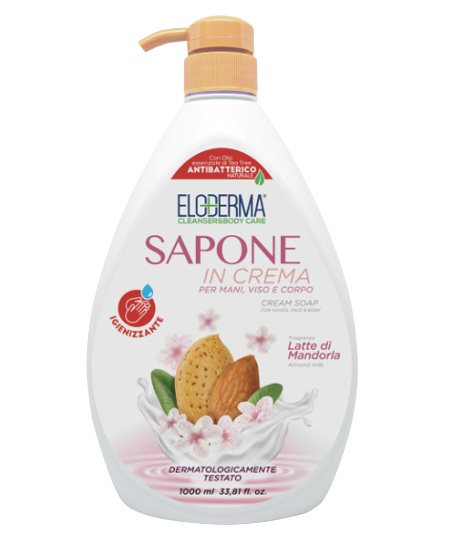 ELODERMA SOAP LIQUID ALMOND MILK 1 LT (6 in a box) – Cibimarket.co.uk ...