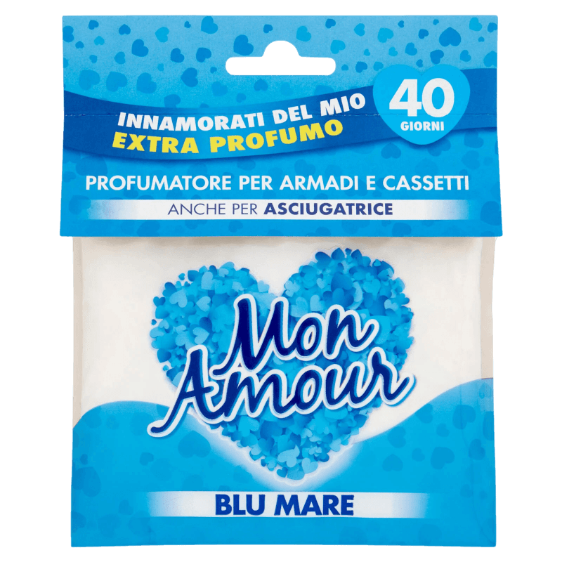 MON AMOUR PERFUME FOR WARDROBES BLU MARE X1 (12 in a box) – Cibimarket ...