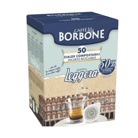 BORBONE COFFEE PODS ESE 44 MM LEGGERA X50 360 GR (1 in a box ...