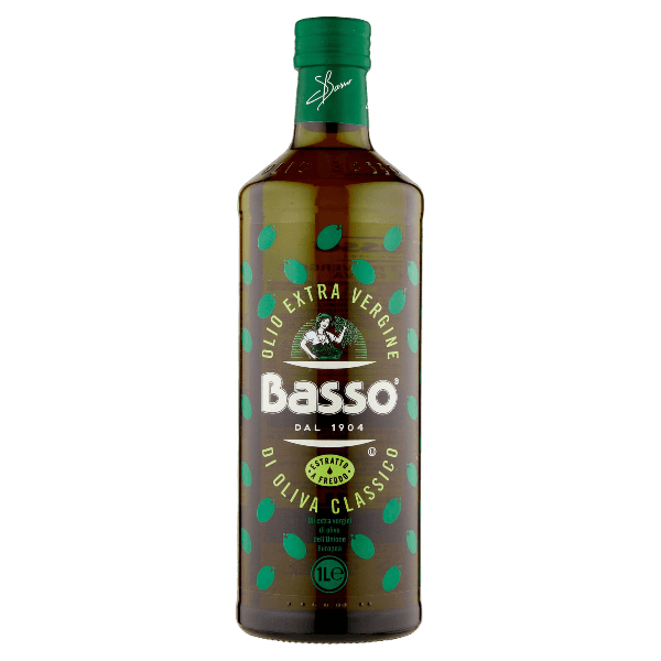 BASSO EXTRA VIRGIN OLIVE OIL CLASSIC 1 LT (12 IN A BOX) – Cibimarket.co ...