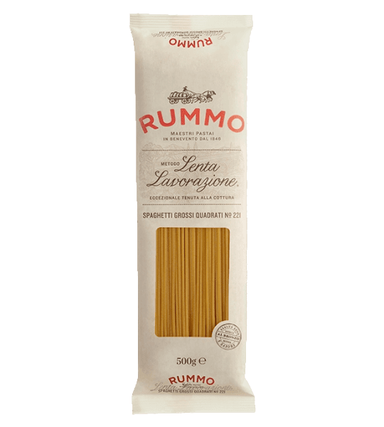 RUMMO PASTA DI SEMOLA SPAGHETTI GROSSI QUADRATI N.221 500 GR (24 in a ...