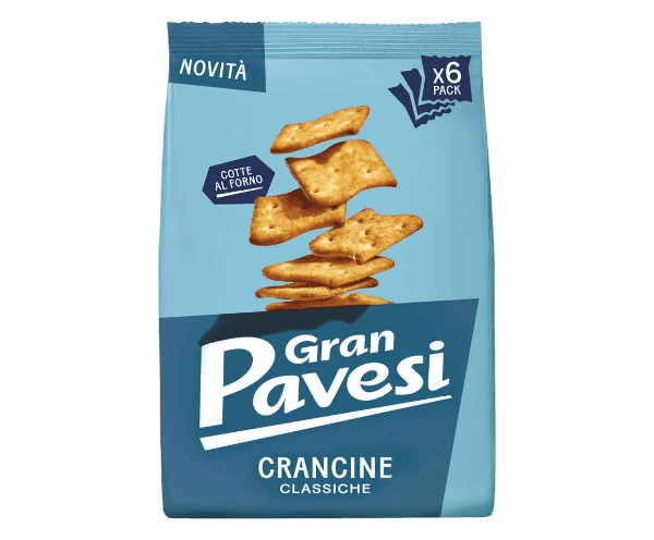 PAVESI SNACK CRACKER CRANCINE CLASSIC X6 180 GR (16 in a box ...