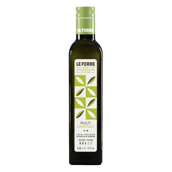 LE FERRE EXTRA VIRGIN OLIVE OIL BREND MULTIVARIETALE 500 ML (12 IN A B ...