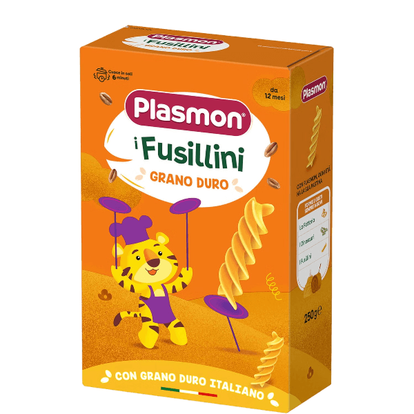 PLASMON PASTINA FUSILLINI 12 MONTHS 250 GR (12 in a box) – Cibimarket ...