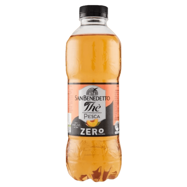 SAN BENEDETTO ZERO TEA PEACH PET 500 ML (12 in a box) – Cibimarket.co ...