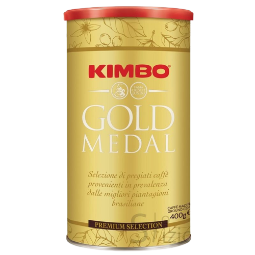 KIMBO COFFEE GROUND PREMIUM GOLD MEDAL TIN 400 GR (12 in a box ...