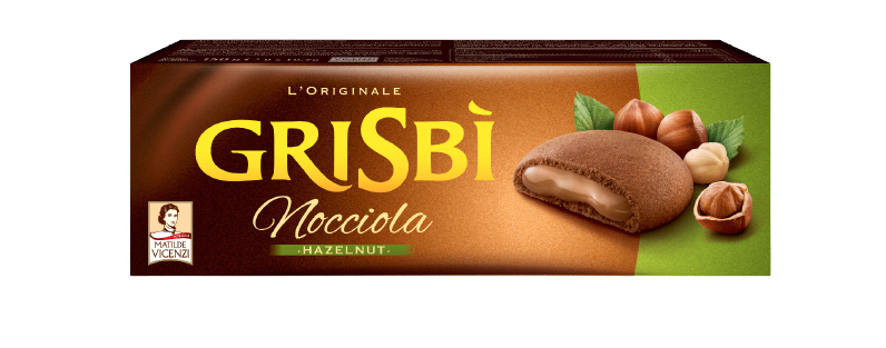GRISBI' BISCOTTI STUFFED CREAM HAZELNUTS 135 GR (12 in a box ...