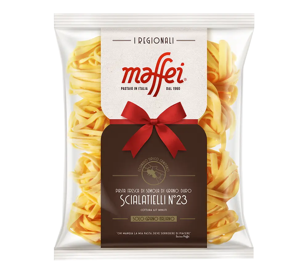 MAFFEI PASTA DI SEMOLA FRESCA I REGIONALI SCIALATIELLI N.23 450 GR (8 ...