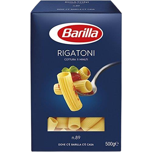 BARILLA PASTA DI SEMOLA RIGATONI N.89 500 GR (10 in a box) – Cibimarket ...