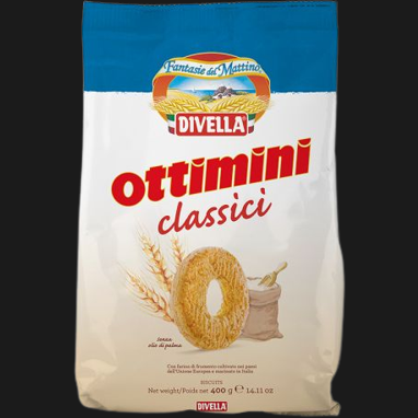 DIVELLA BISCOTTI OTTIMINI CLASSICI 400 GR (18 IN A BOX) – Cibimarket.co ...