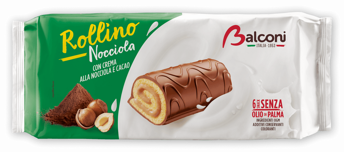 BALCONI ROLLINO HAZELNUT X6 222 GR (20 in a box) – Cibimarket.co.uk ...